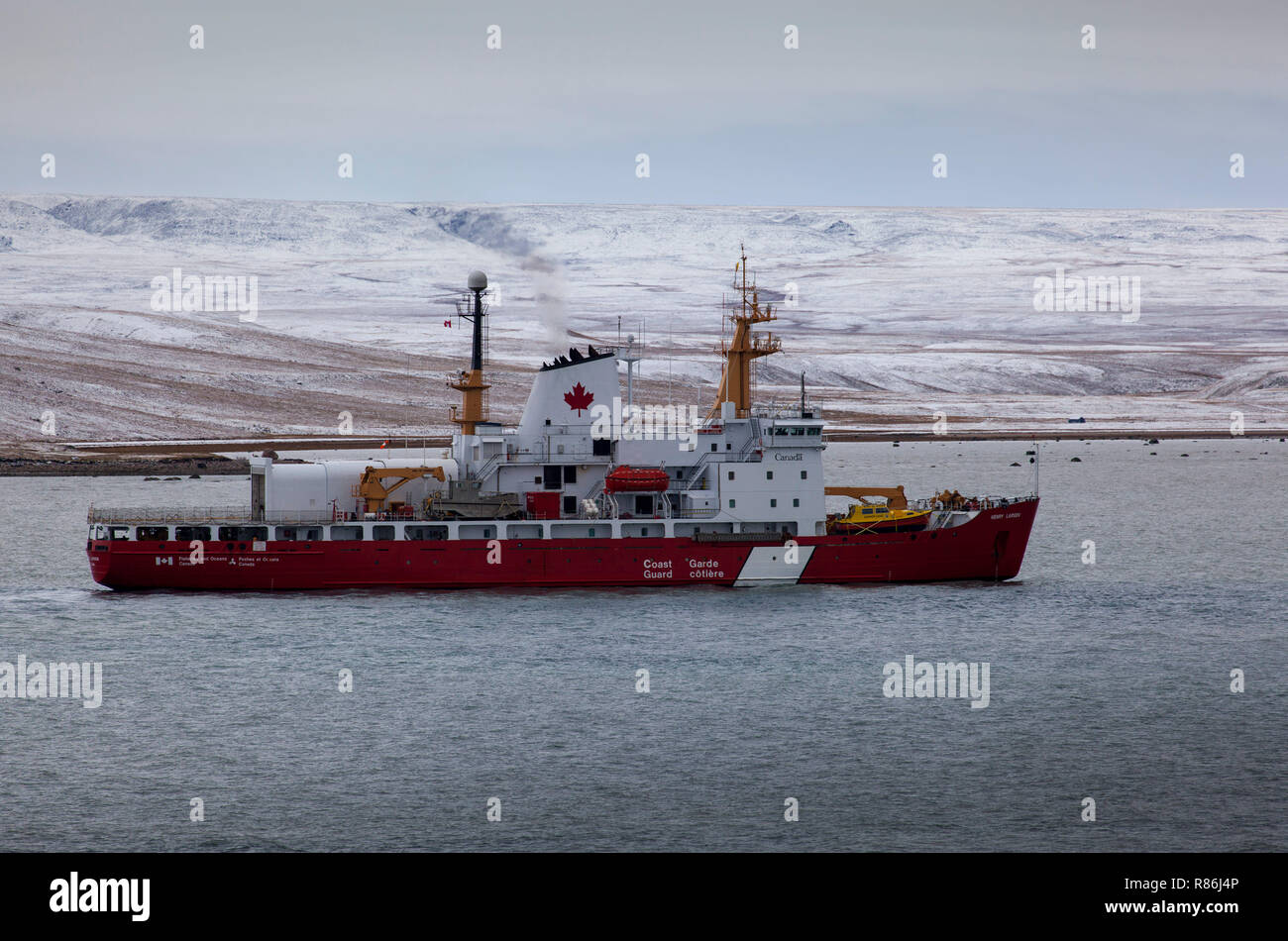 Henry Larsen at Pond Inlet Northwest Passage Stock Photo - Alamy