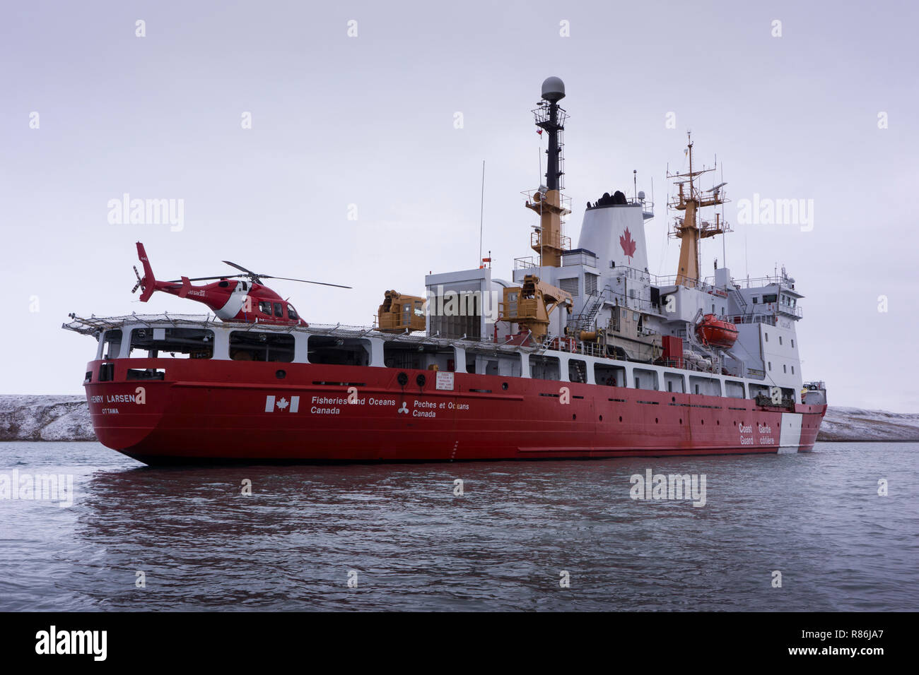 Henry Larsen at Pond Inlet Northwest Passage Stock Photo - Alamy
