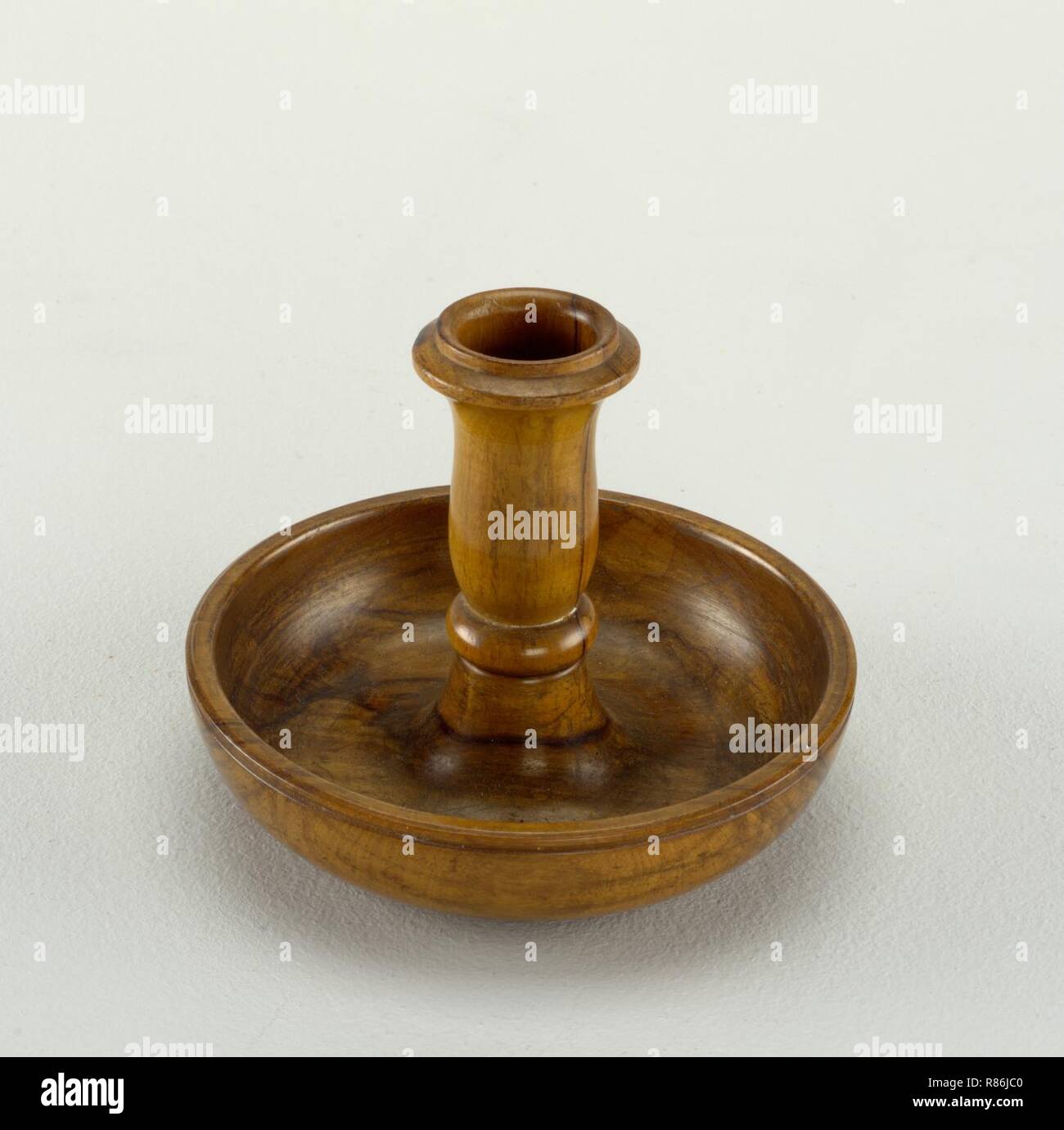 Candlestick And Socket (England), late 18th–early 19th century Stock ...