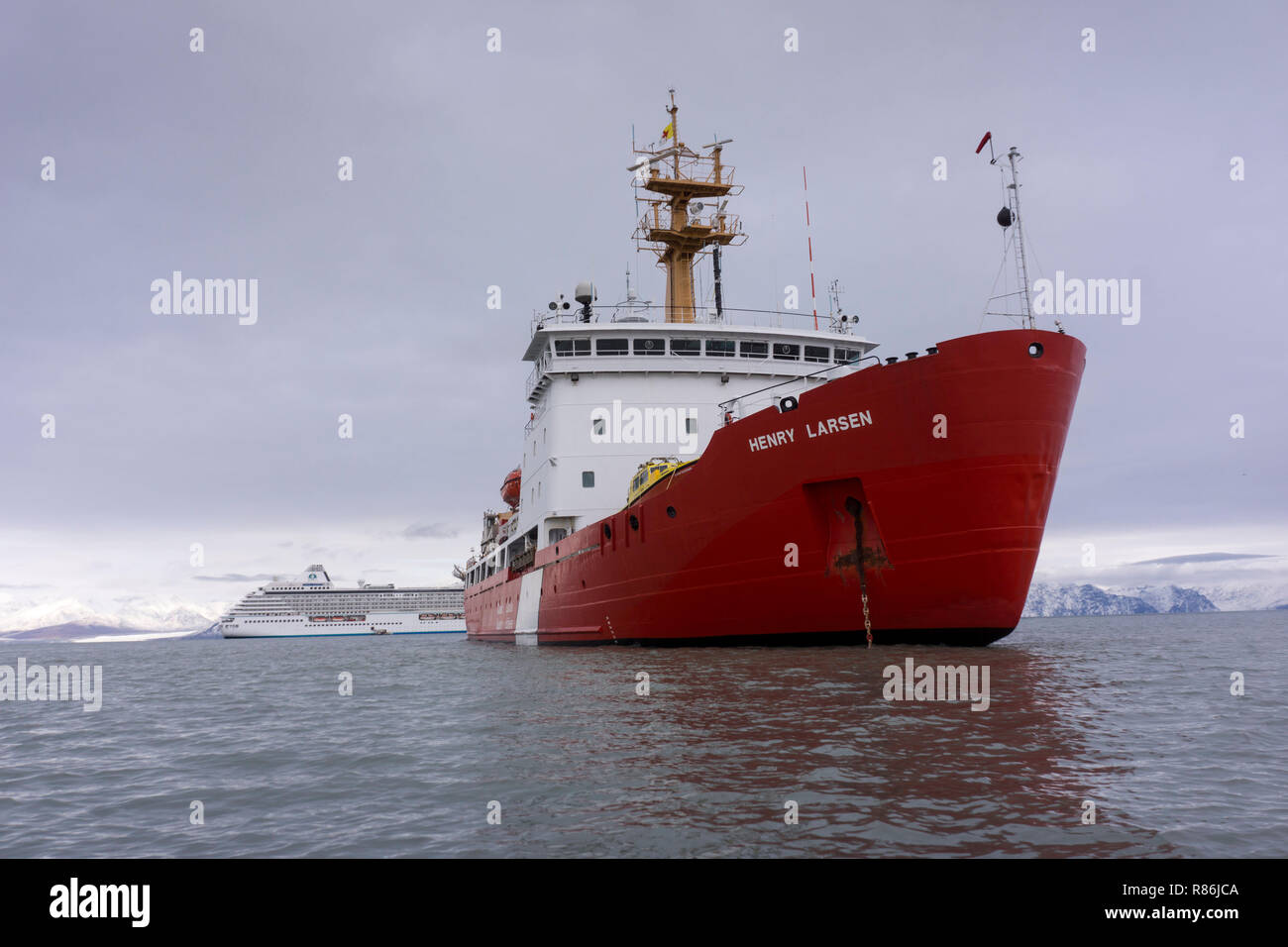 Henry Larsen at Pond Inlet Northwest Passage Stock Photo - Alamy