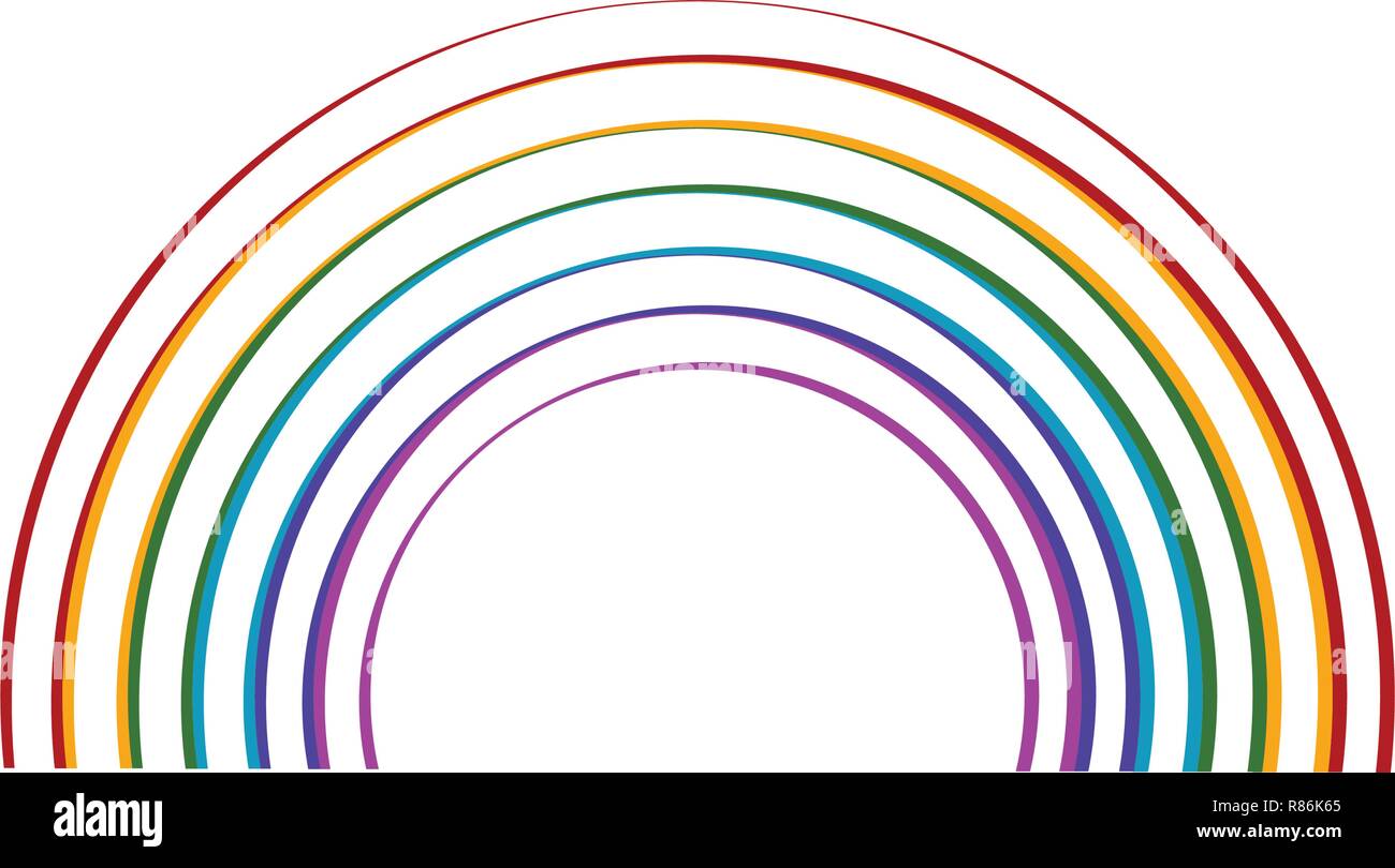 Sketch of a rainbow Stock Vector Image & Art - Alamy