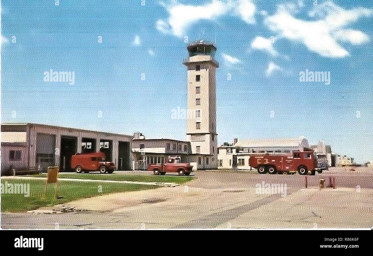 Cannon Air Force Base - Tower and Fire Department Stock Photo - Alamy