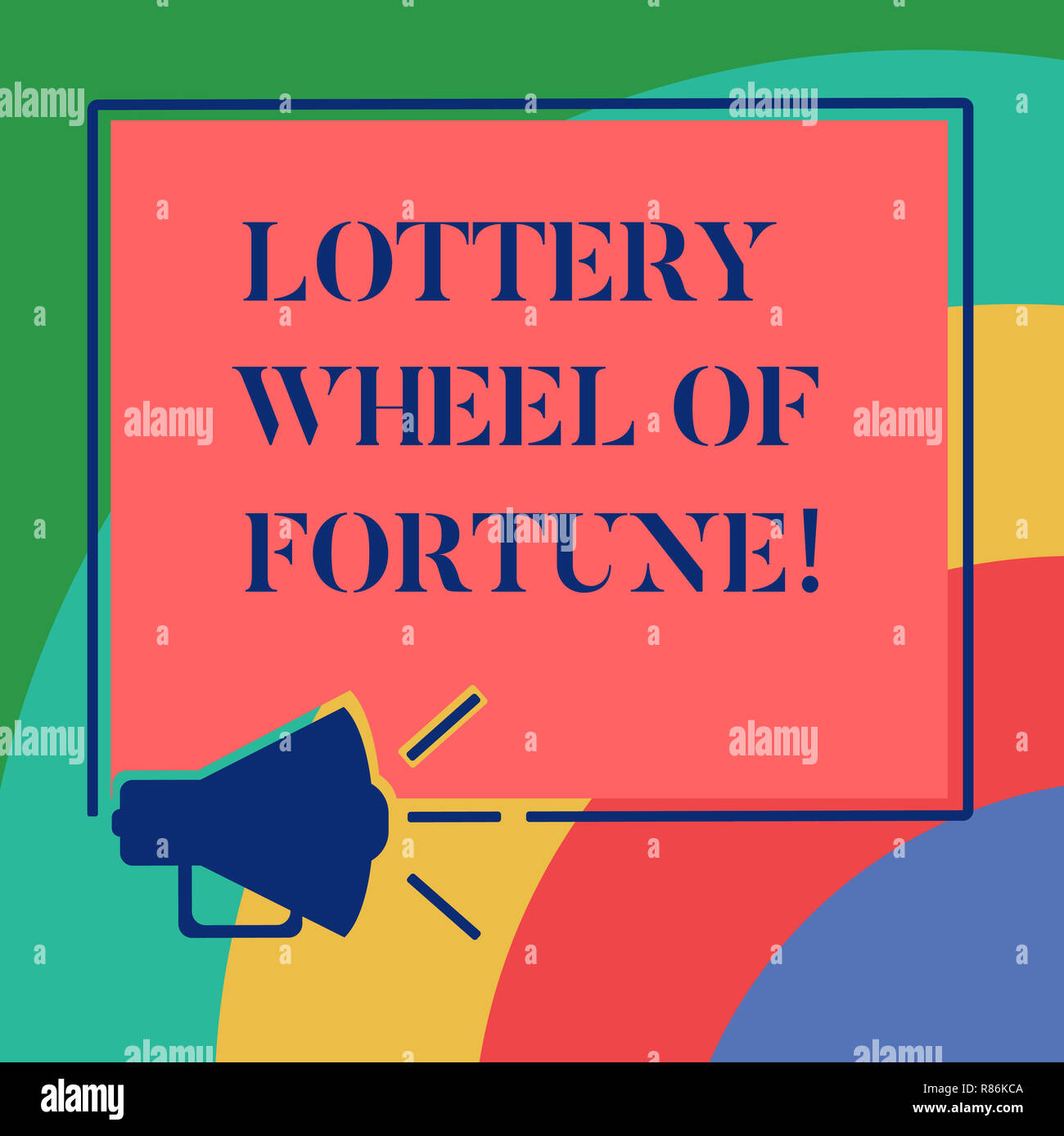 Conceptual hand writing showing Lottery Wheel Of Fortune. Business ...