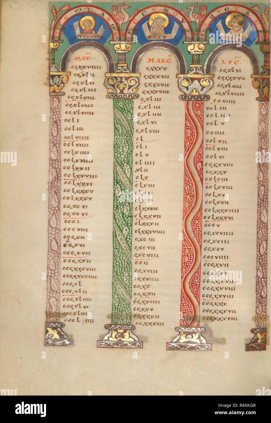 Canon Table Page Stock Photo - Alamy