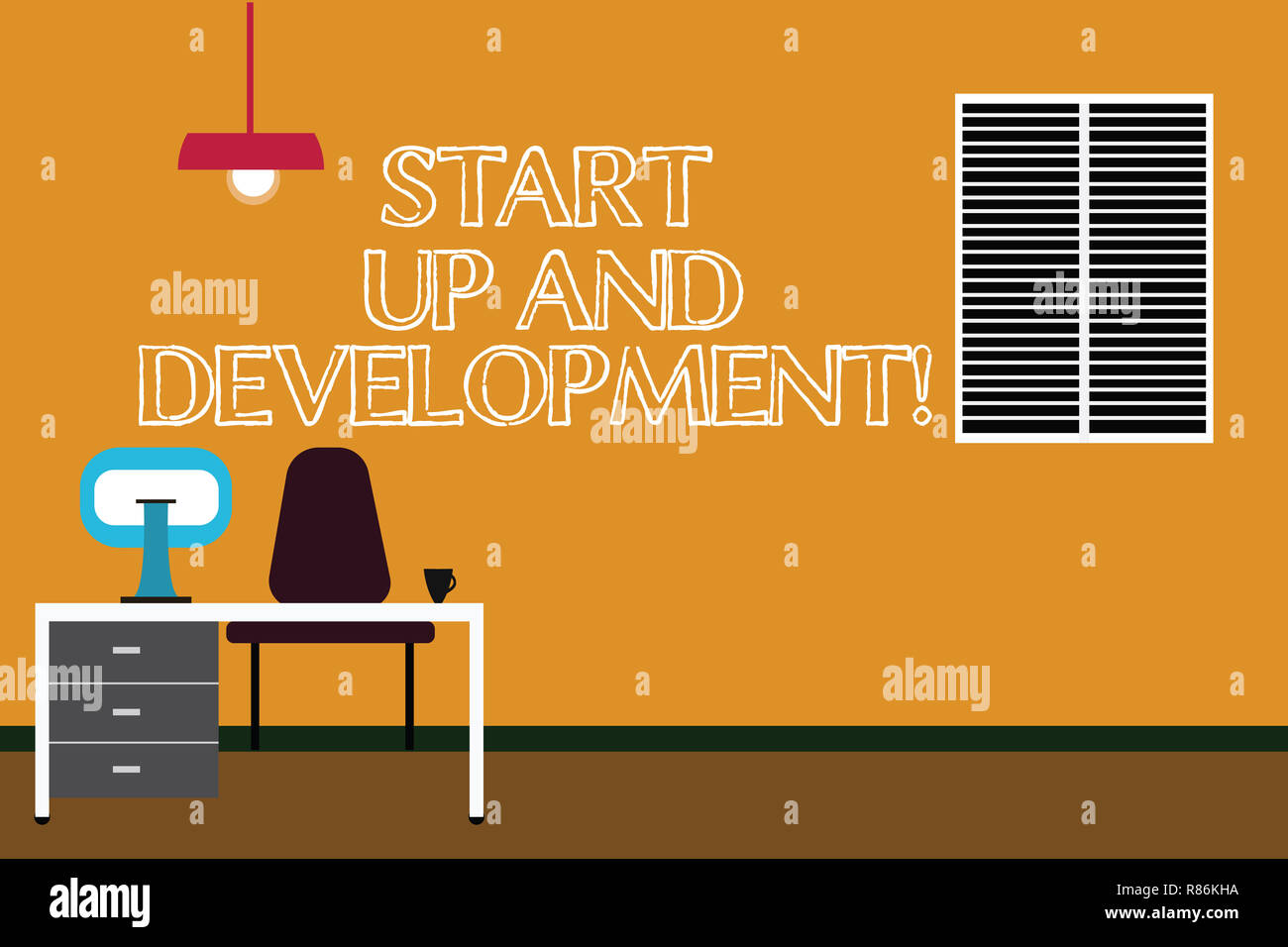 Writing note showing Start Up And Development. Business photo ...
