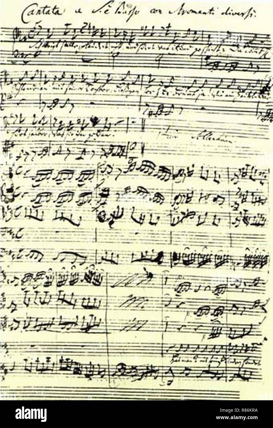 Cantata hi-res stock photography and images - Alamy