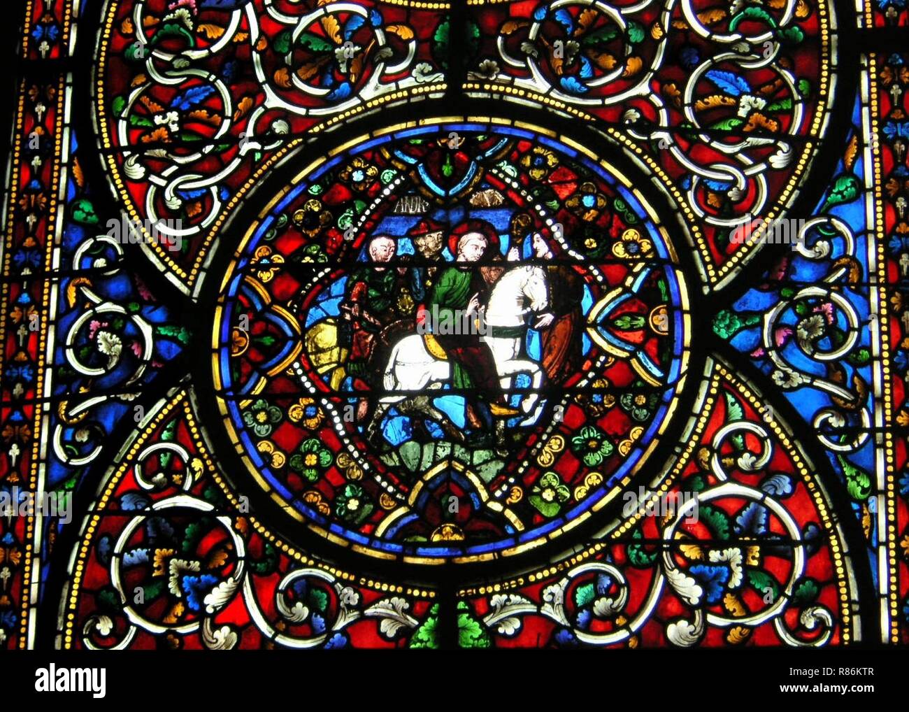 Canterbury Cathedral 041 episode from Life of a Saint Stock Photo - Alamy