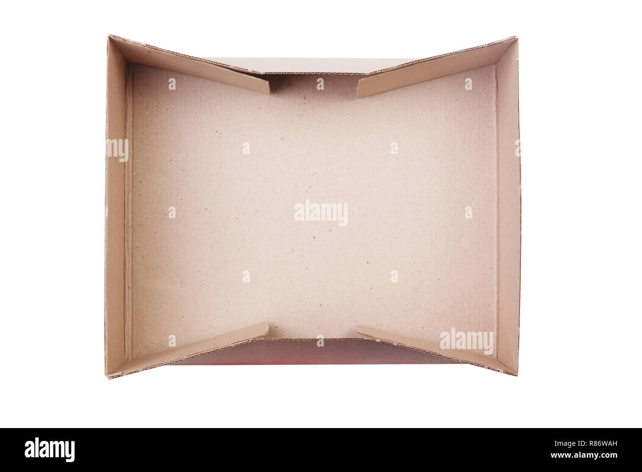 Open Box isolated on white Stock Photo - Alamy