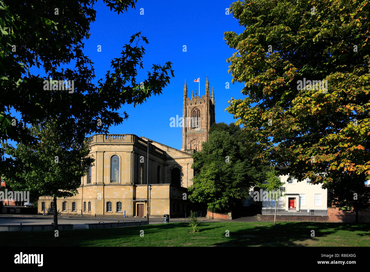South view of Derby Cathedral Church of All Saints, Cathedral Quarter ... South view of Derby Cathedral Church of All Saints, Cathedral Quarter ...