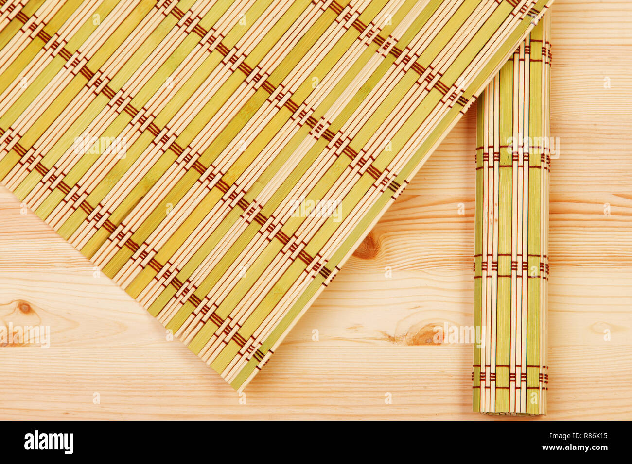 Color bamboo mat Stock Photo - Alamy