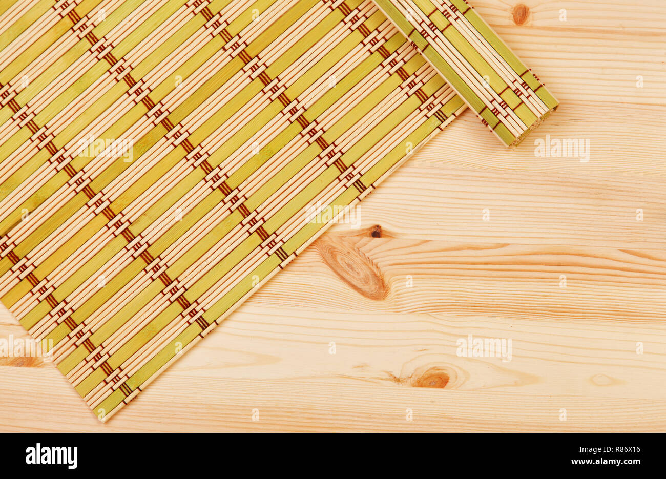 Color bamboo mat Stock Photo - Alamy