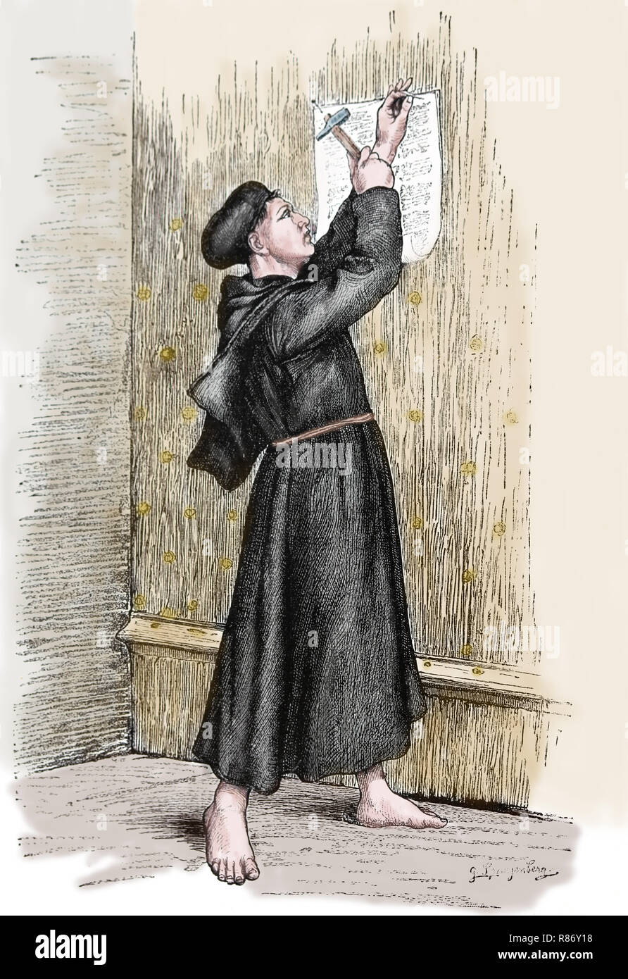 1517 martin luther hi-res stock photography and images - Alamy