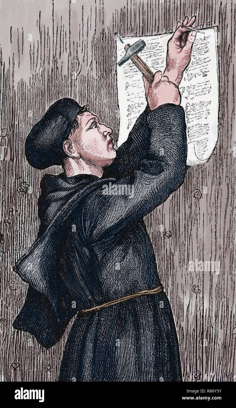 95 theses of martin luther hi-res stock photography and images - Alamy