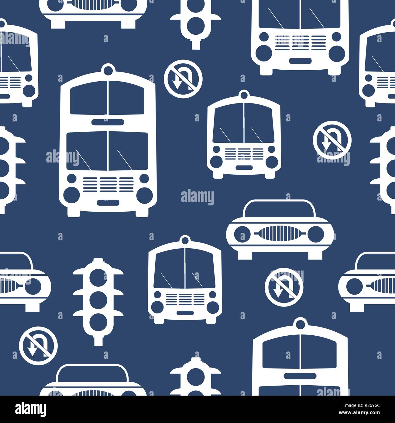 Seamless Cars pattern repeating tiles backdrop background Stock Vector ...