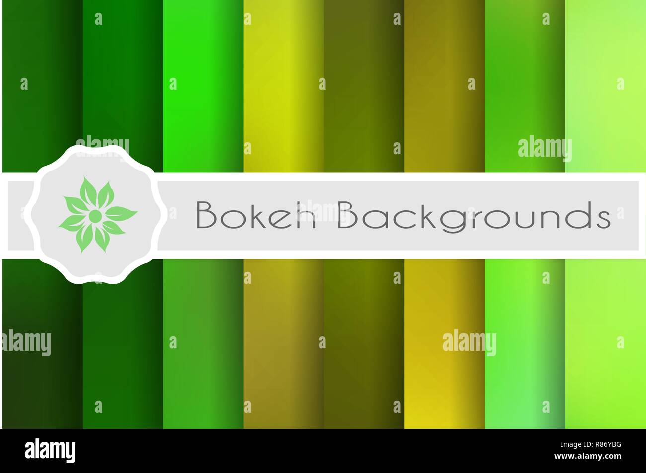 Bokeh backgrounds set of decorative backdrops for design and craftwork ...