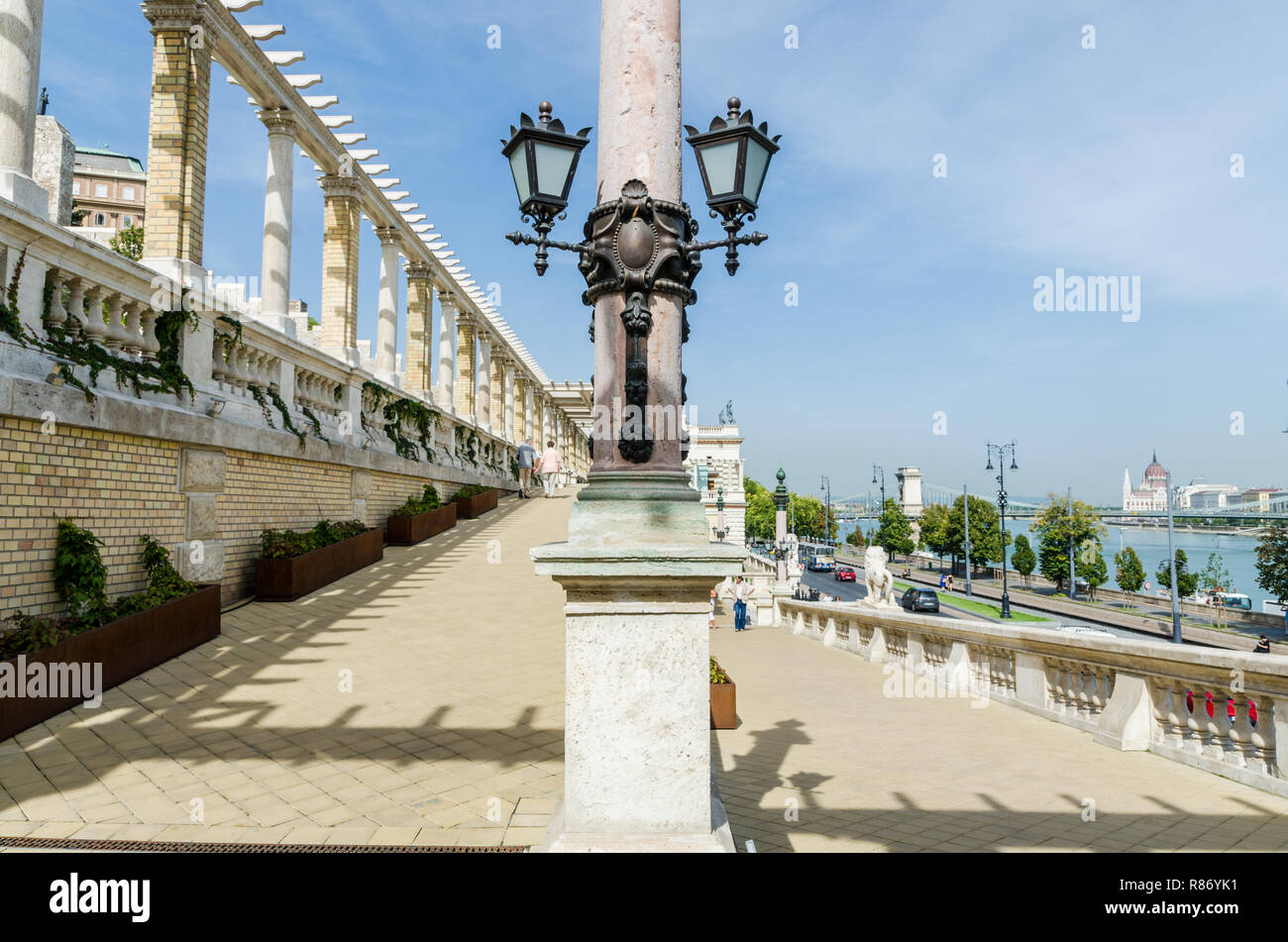 Várkert Bazár or Castle Garden Bazaar, Budapest, Hungary Stock Photo ...
