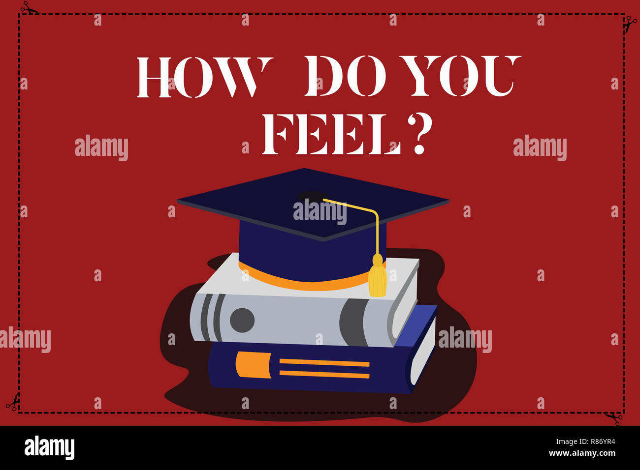 Text sign showing How Do You Feelquestion. Conceptual photo Tell us ...