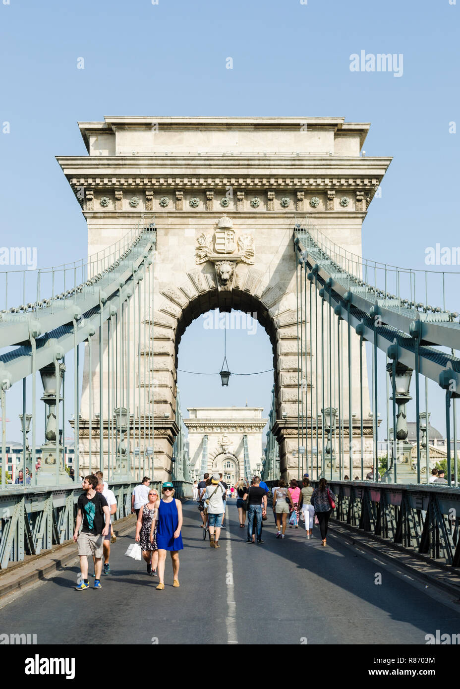 Chain Bridge, Budapest, Hungary Stock Photo - Alamy