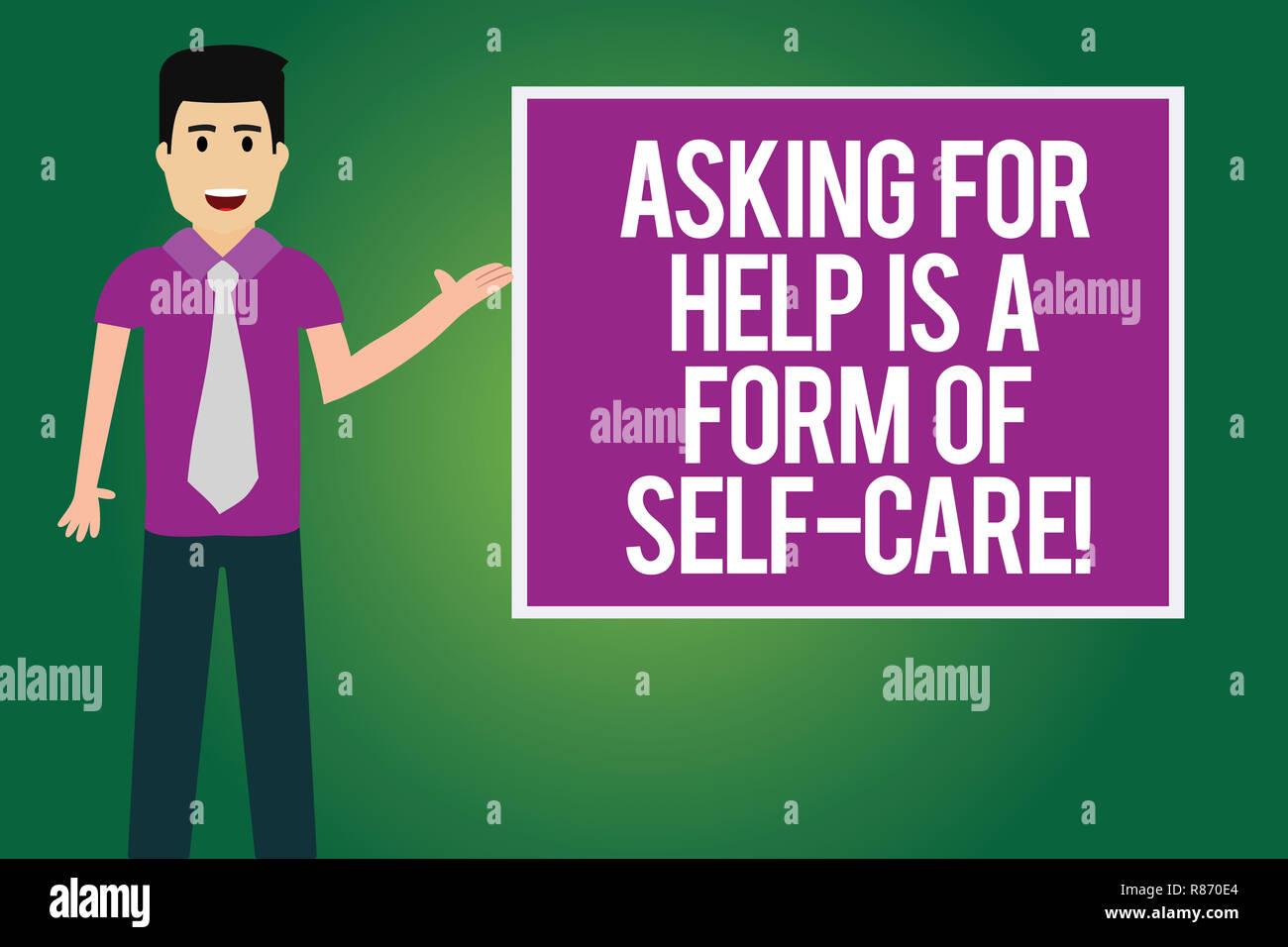 Handwriting text Asking For Help Is A Form Of Self Care. Concept ...