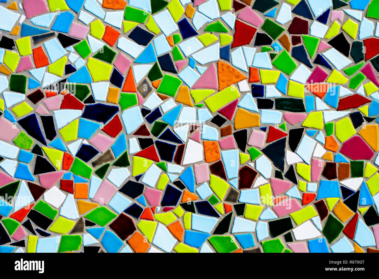 Colorful Mosaic. Ceramic tile texture Stock Photo - Alamy