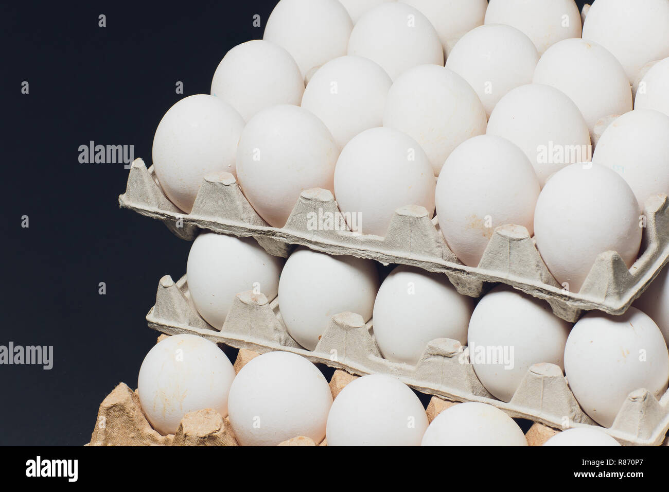 Carton Of White Eggs