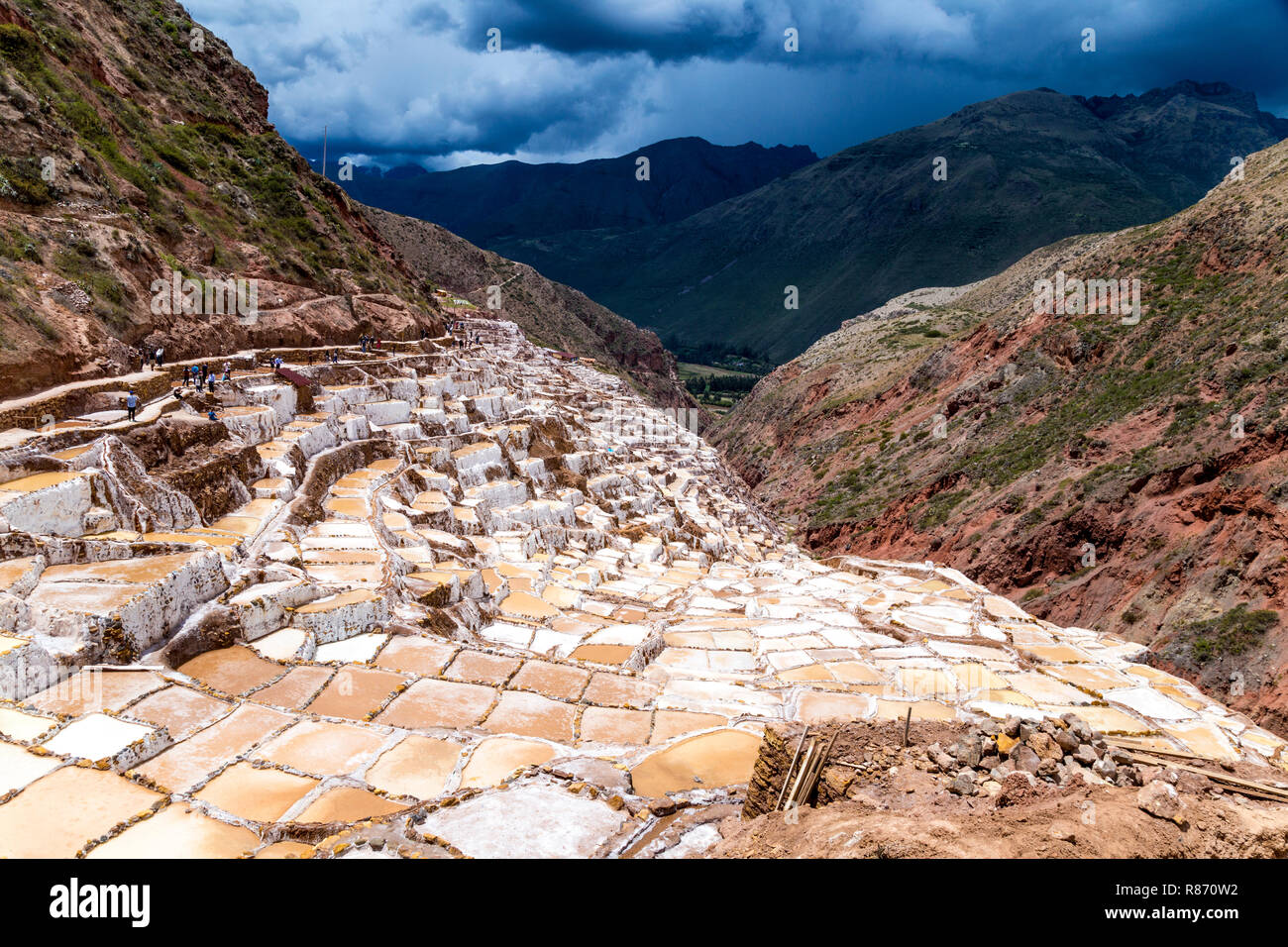 Salinas de maras, peru hi-res stock photography and images - Alamy
