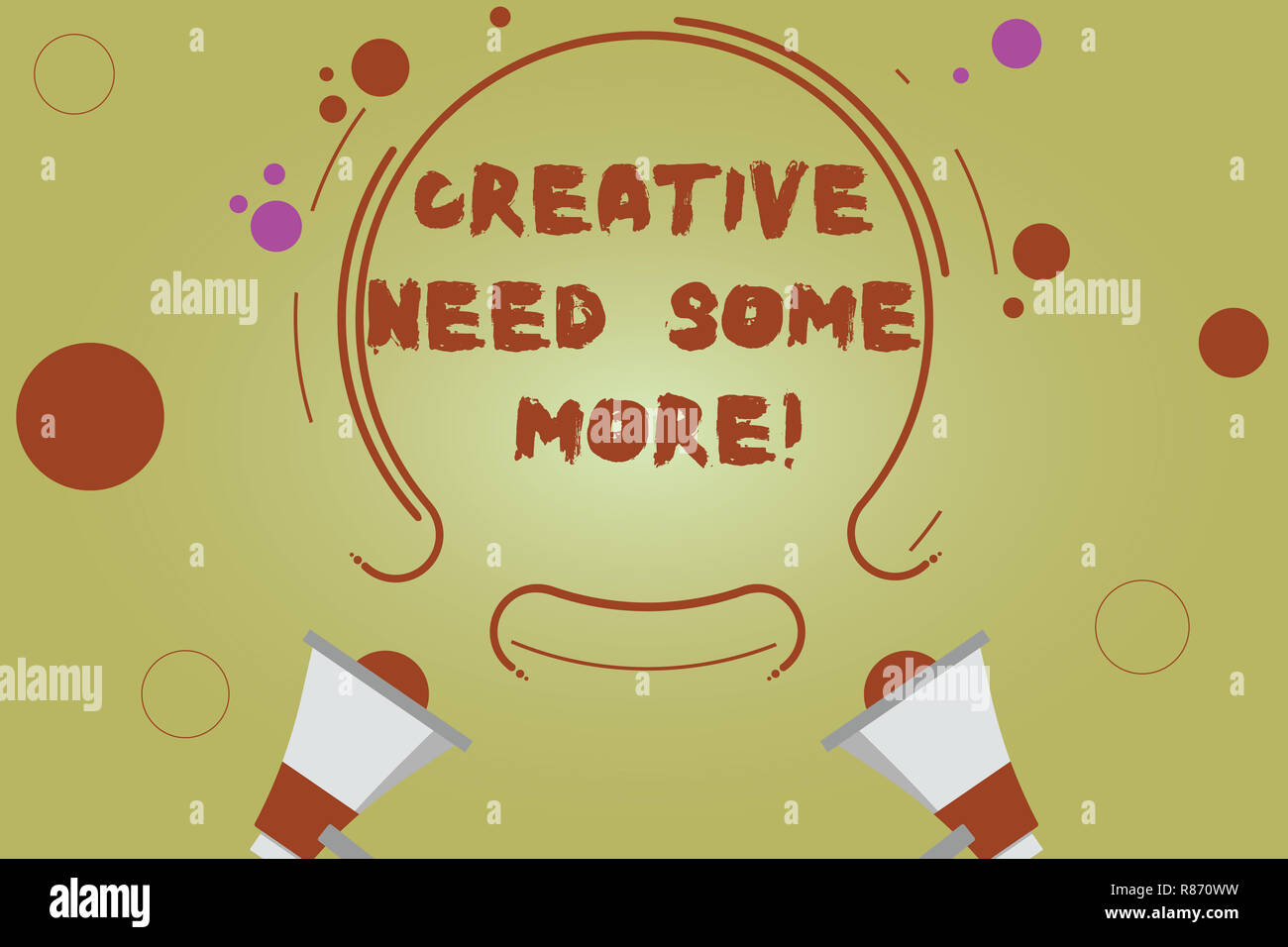 Word writing text Creative Need Some More. Business concept for Bring ...