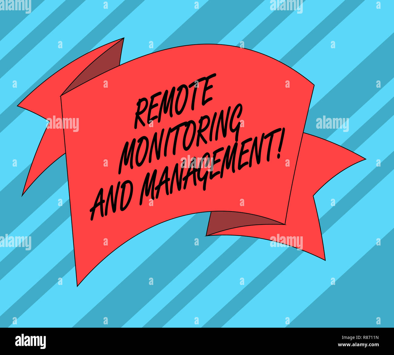 Text sign showing Remote Monitoring And Management. Conceptual photo ...