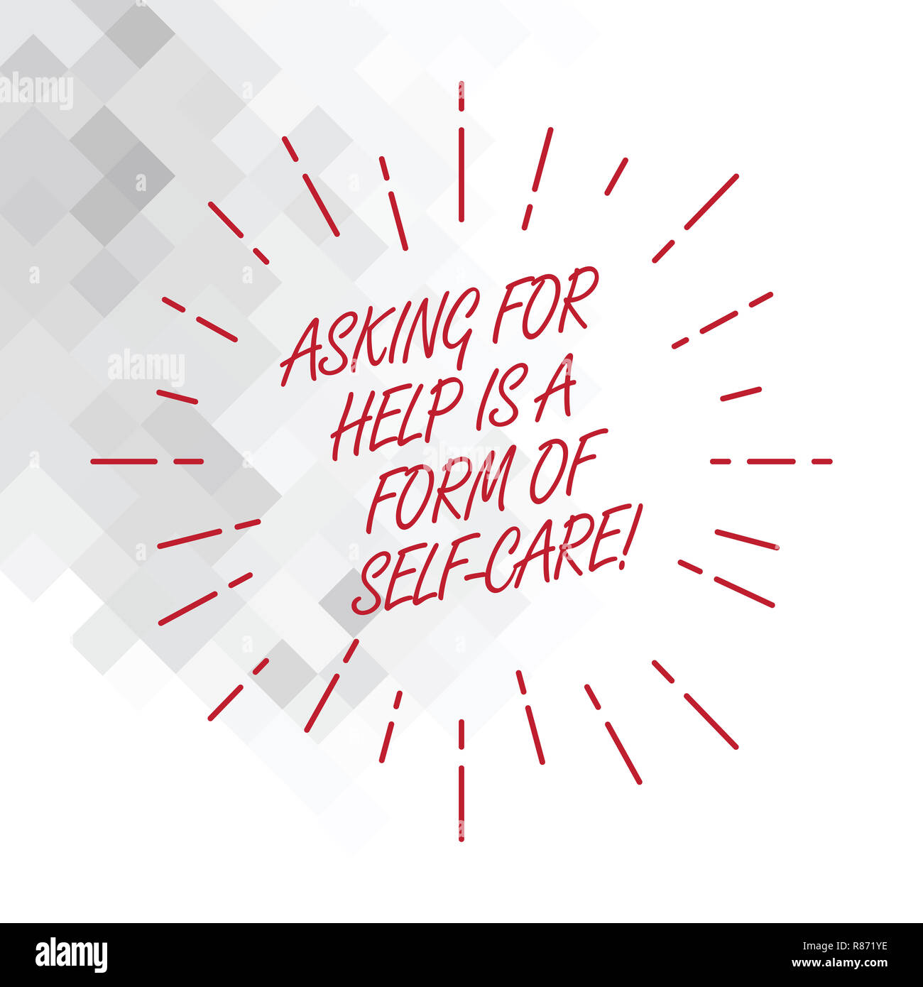 Conceptual hand writing showing Asking For Help Is A Form Of Self Care ...