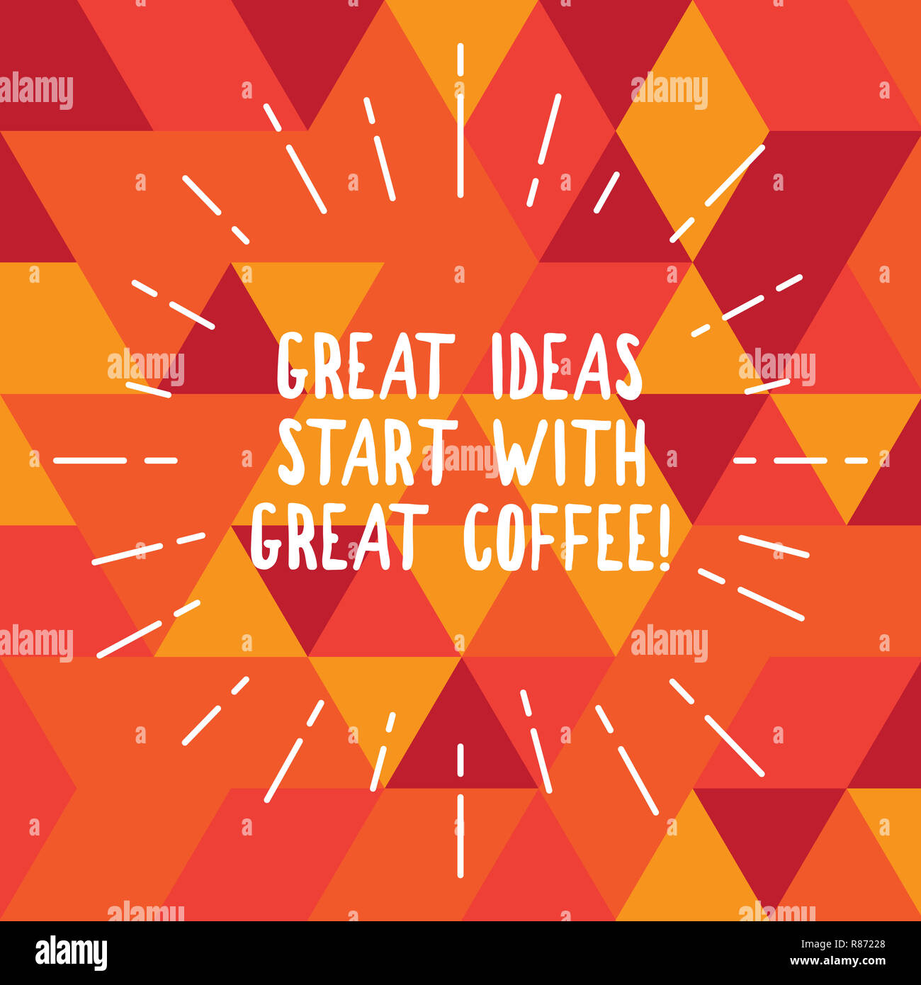 Great ideas start with great coffee hi-res stock photography and images ...