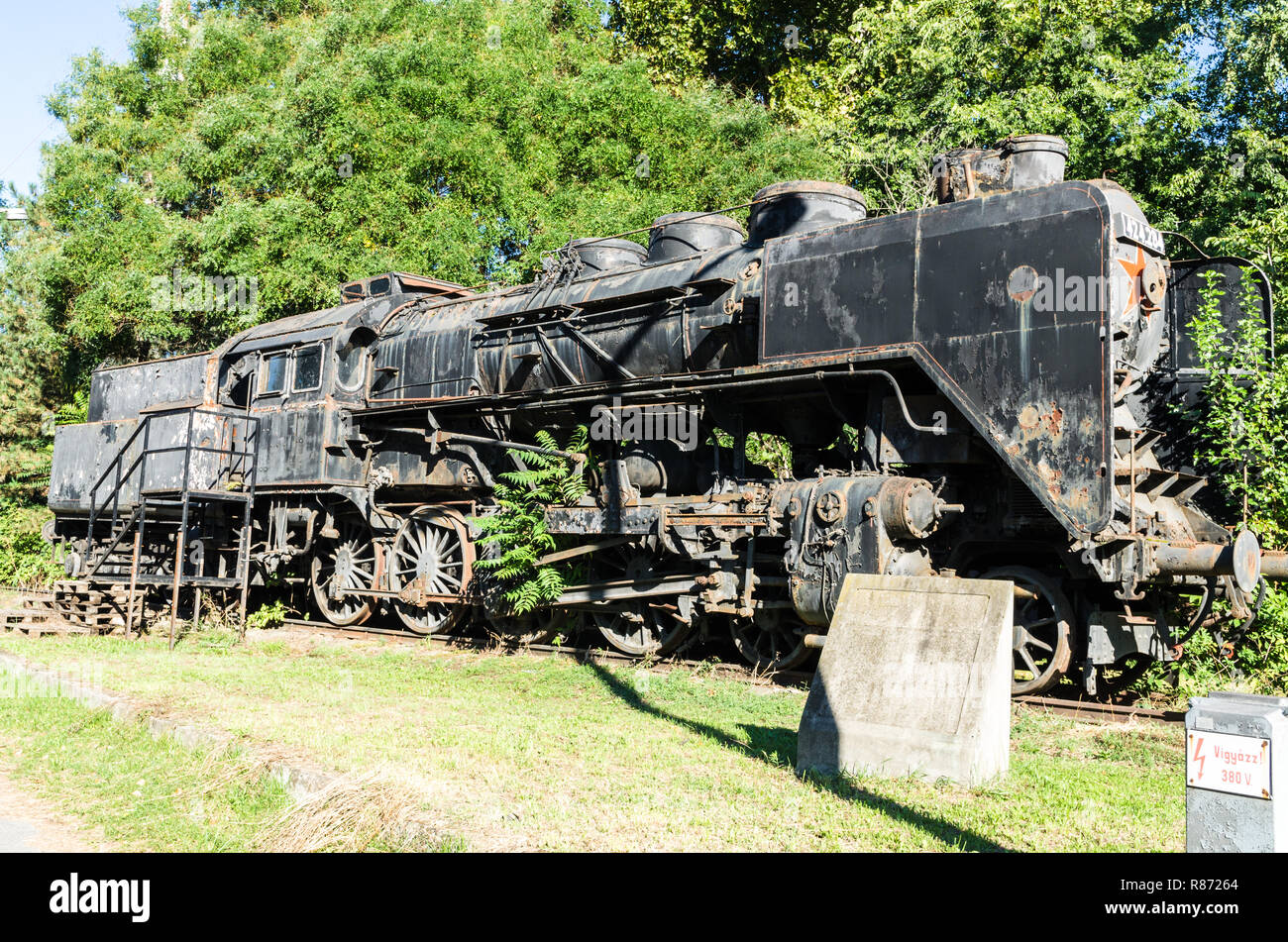 Old red train hi-res stock photography and images - Alamy