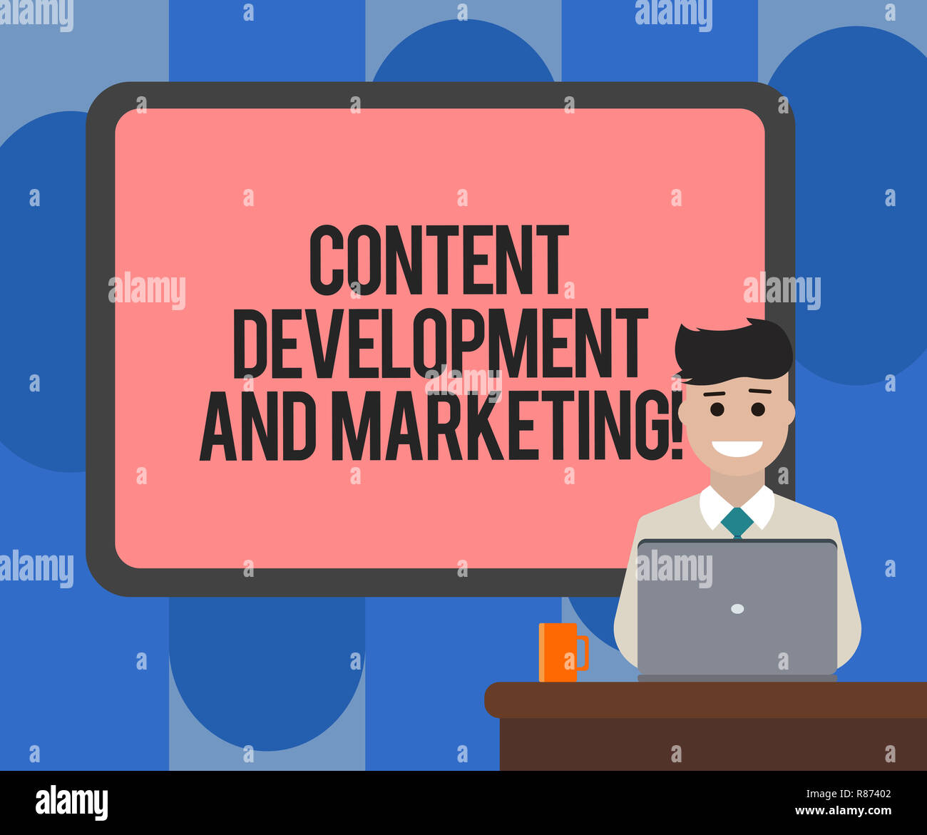 Handwriting text writing Content Development And Marketing. Concept ...