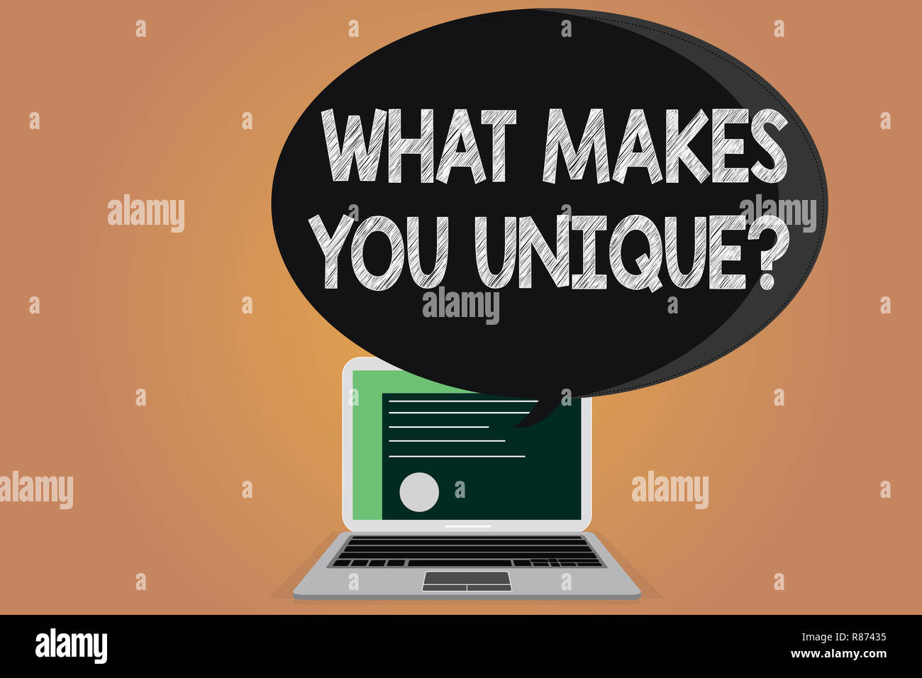 Writing note showing What Makes You Unique. Business photo showcasing ...