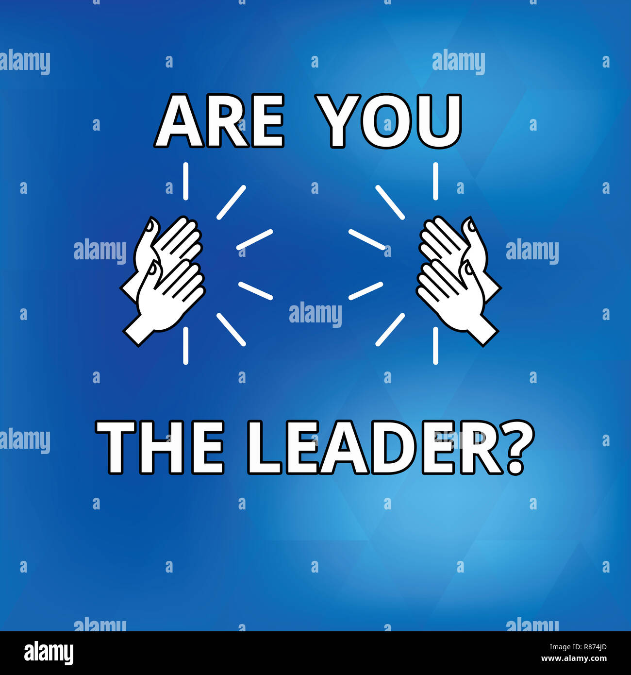Text sign showing Are You The Leaderquestion. Conceptual photo ...