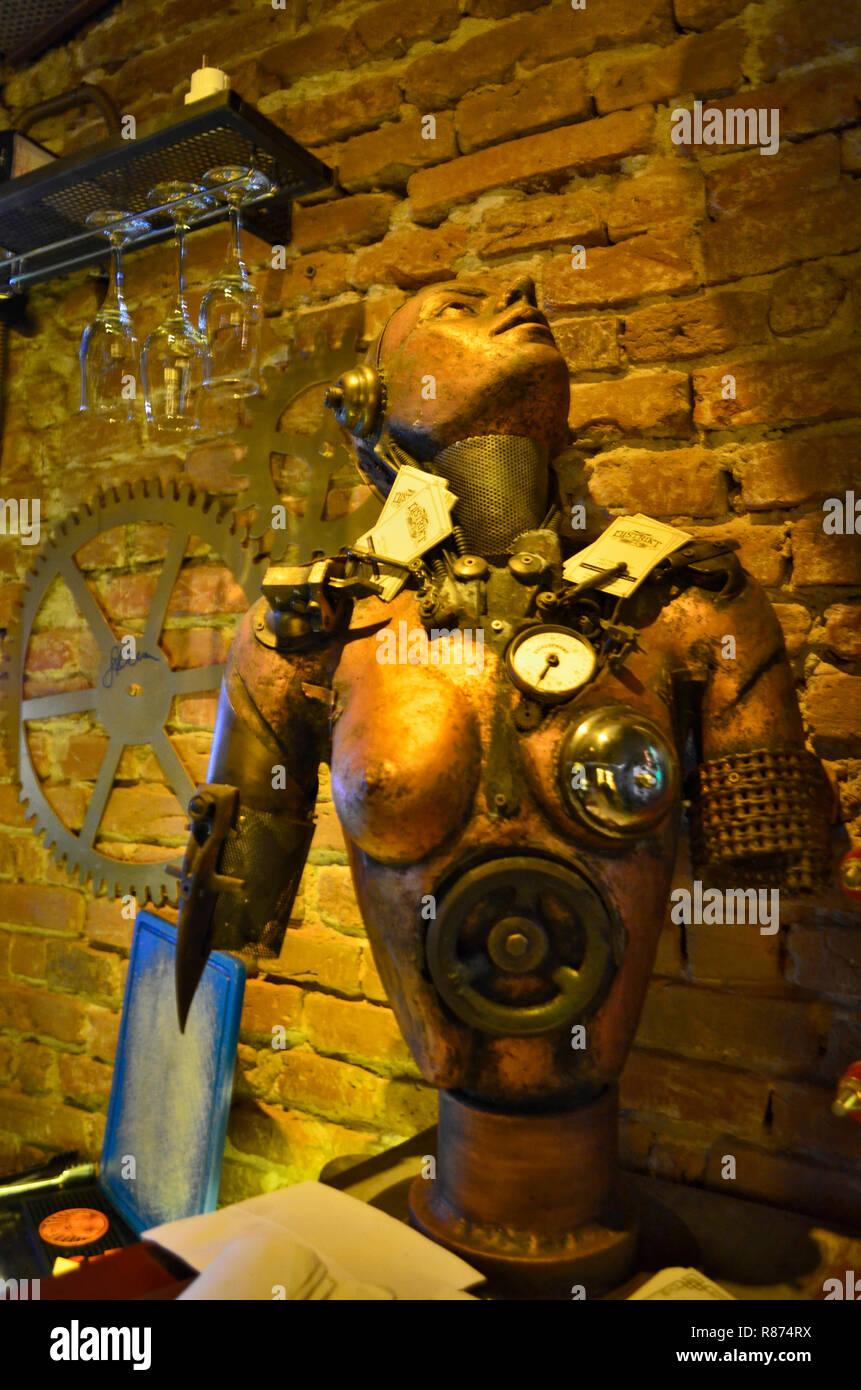 Steampunk restaurant and bar hi-res stock photography and images - Alamy