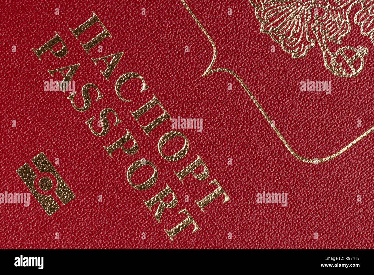 Russian passport page hi-res stock photography and images - Alamy
