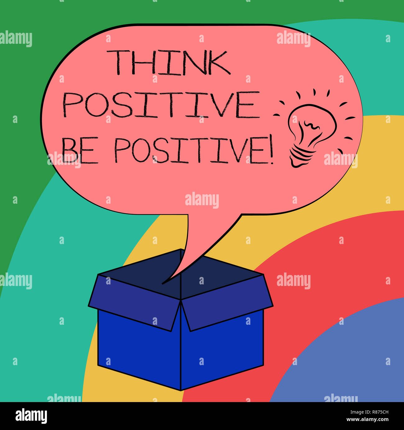 Think Positive Clipart