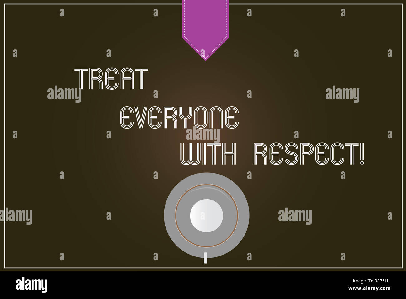 Word writing text Treat Everyone With Respect. Business concept for Be ...