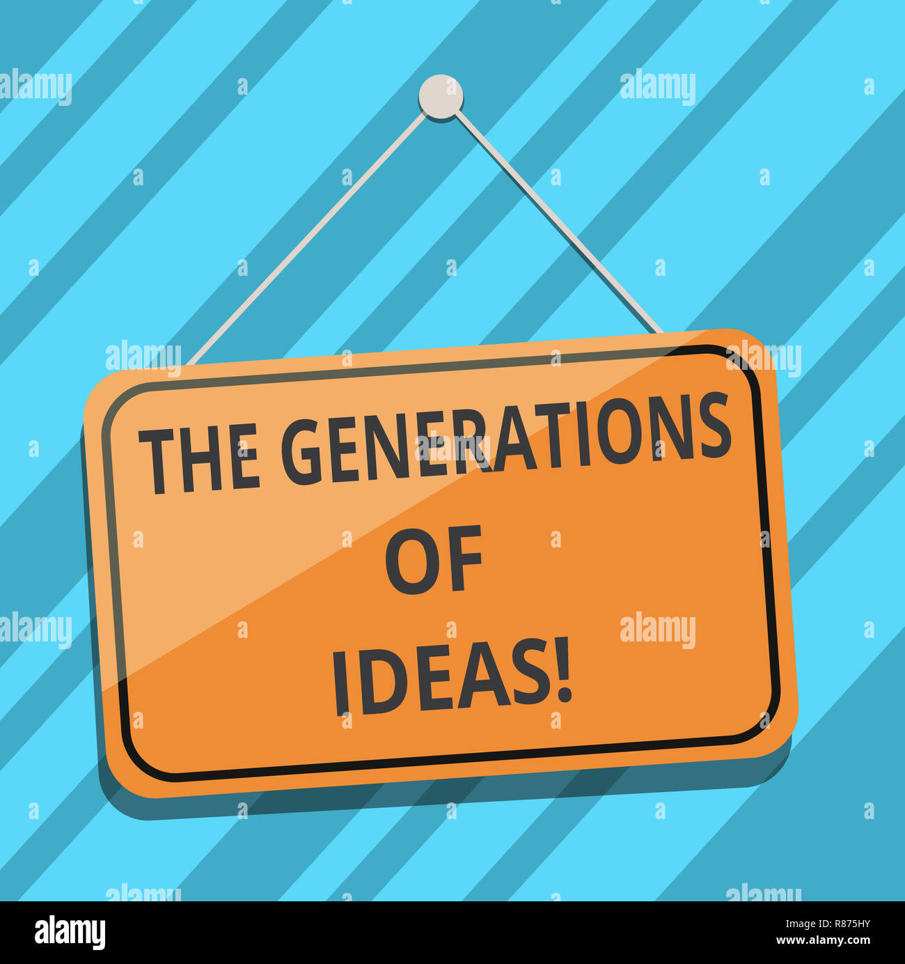 Text sign showing The Generations Of Ideas. Conceptual photo ...