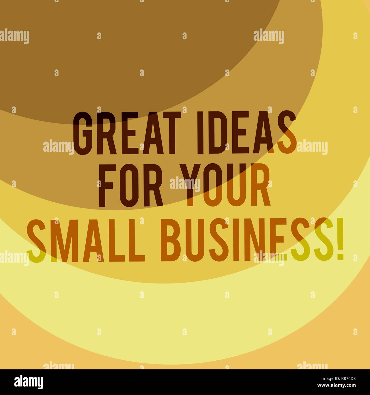 Writing note showing Great Ideas For Your Small Business. Business ...