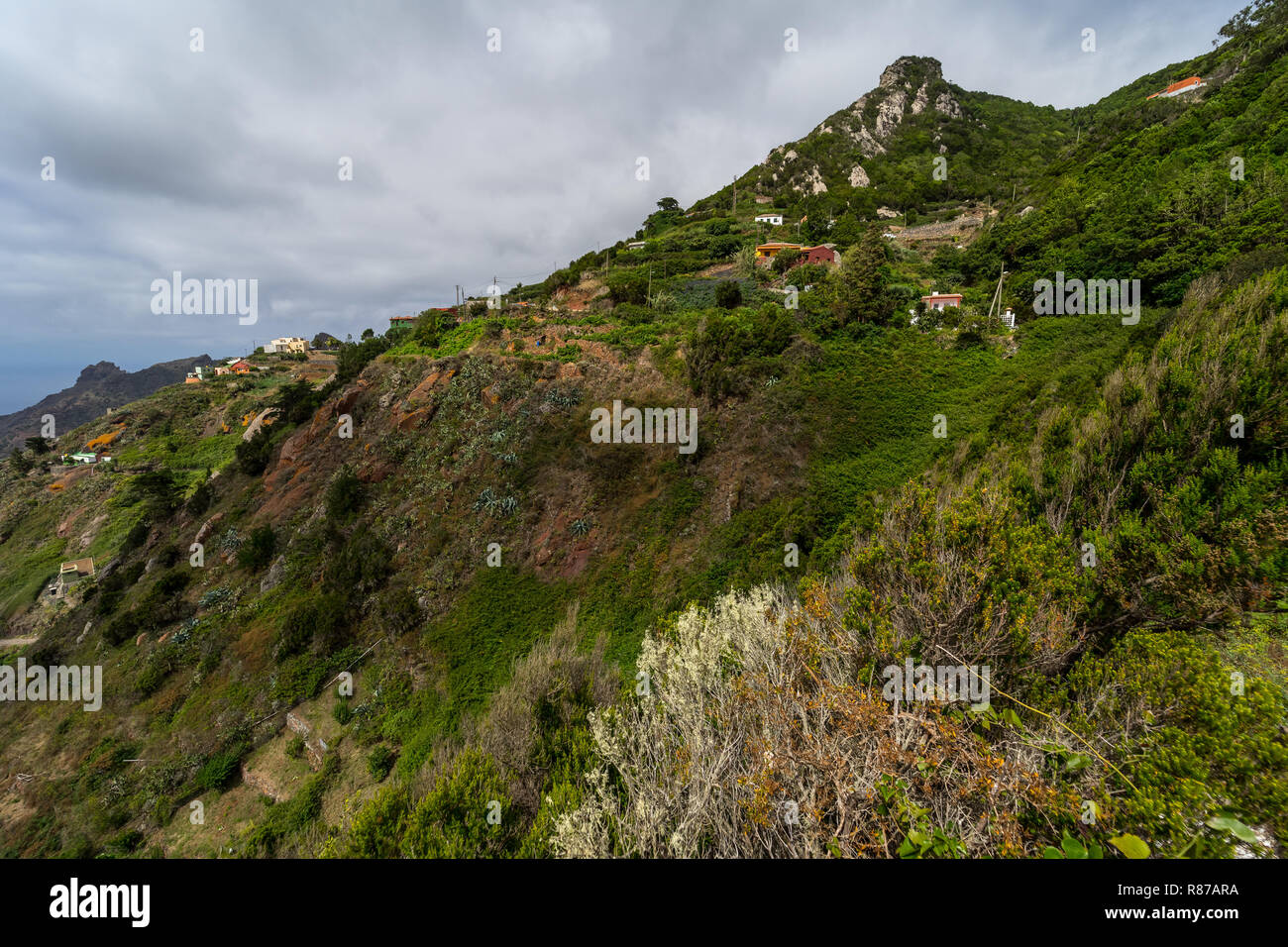 View of the Macizo de Anaga mountain range. Tenerife. Canary Islands ...