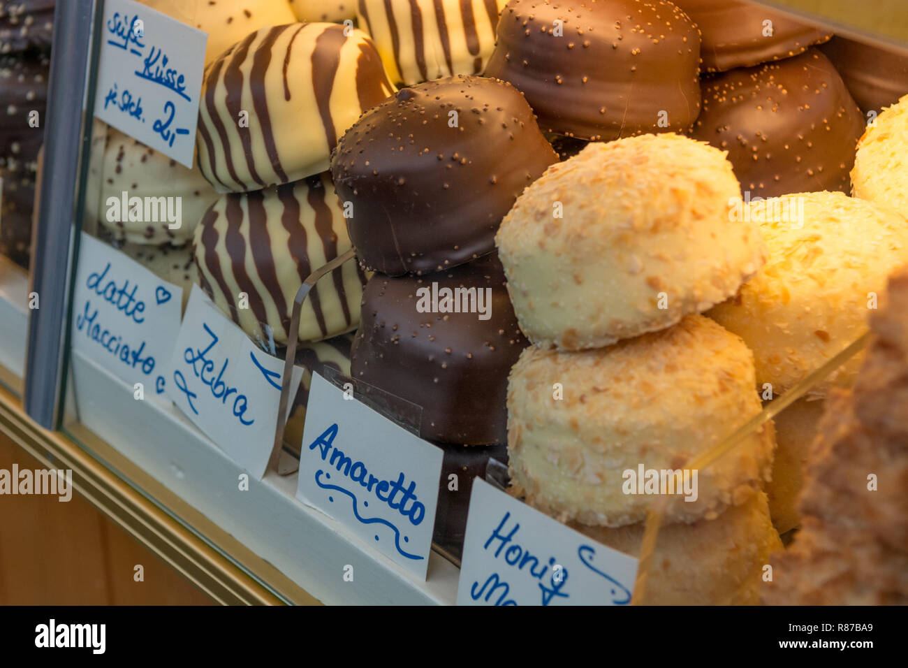 Traditional holiday sweets sold at outdoor market Stock Photo - Alamy