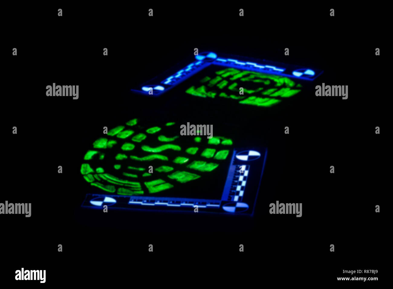 Fluorescent light fingerprint hi-res stock photography and images - Alamy