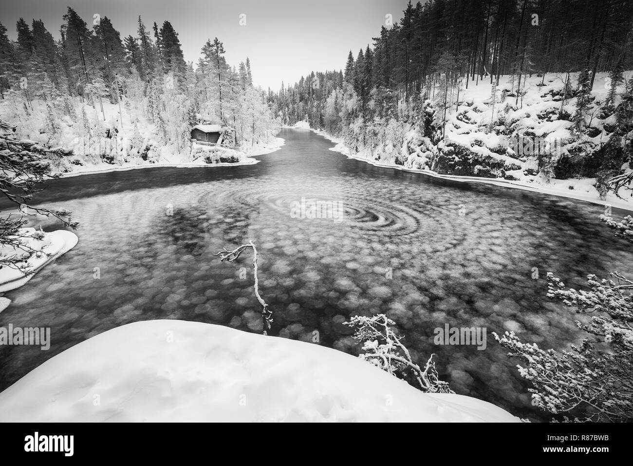 Kitka river pancake ice hi-res stock photography and images - Alamy