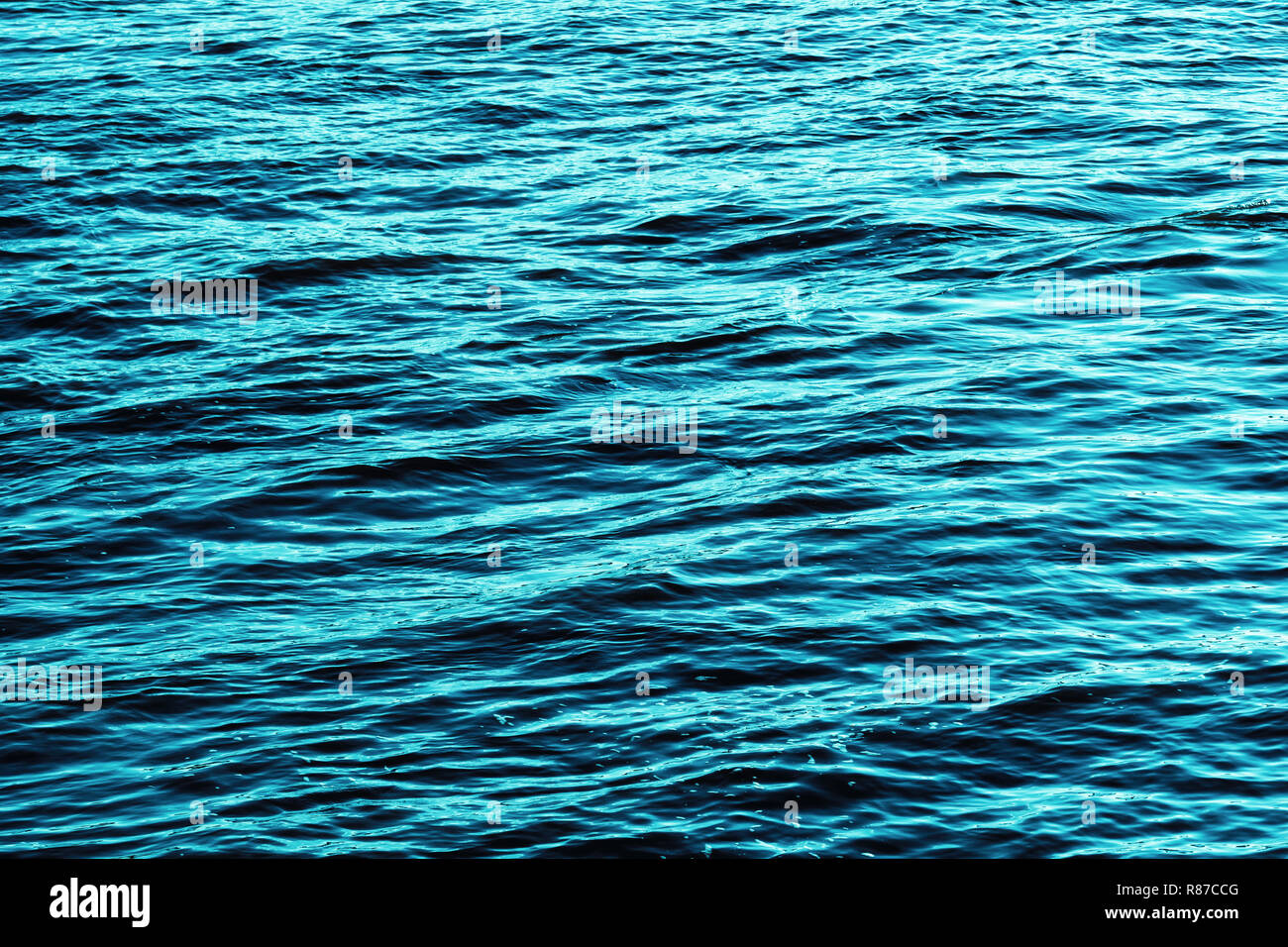 Azure sea water surface ripple hi-res stock photography and images - Alamy