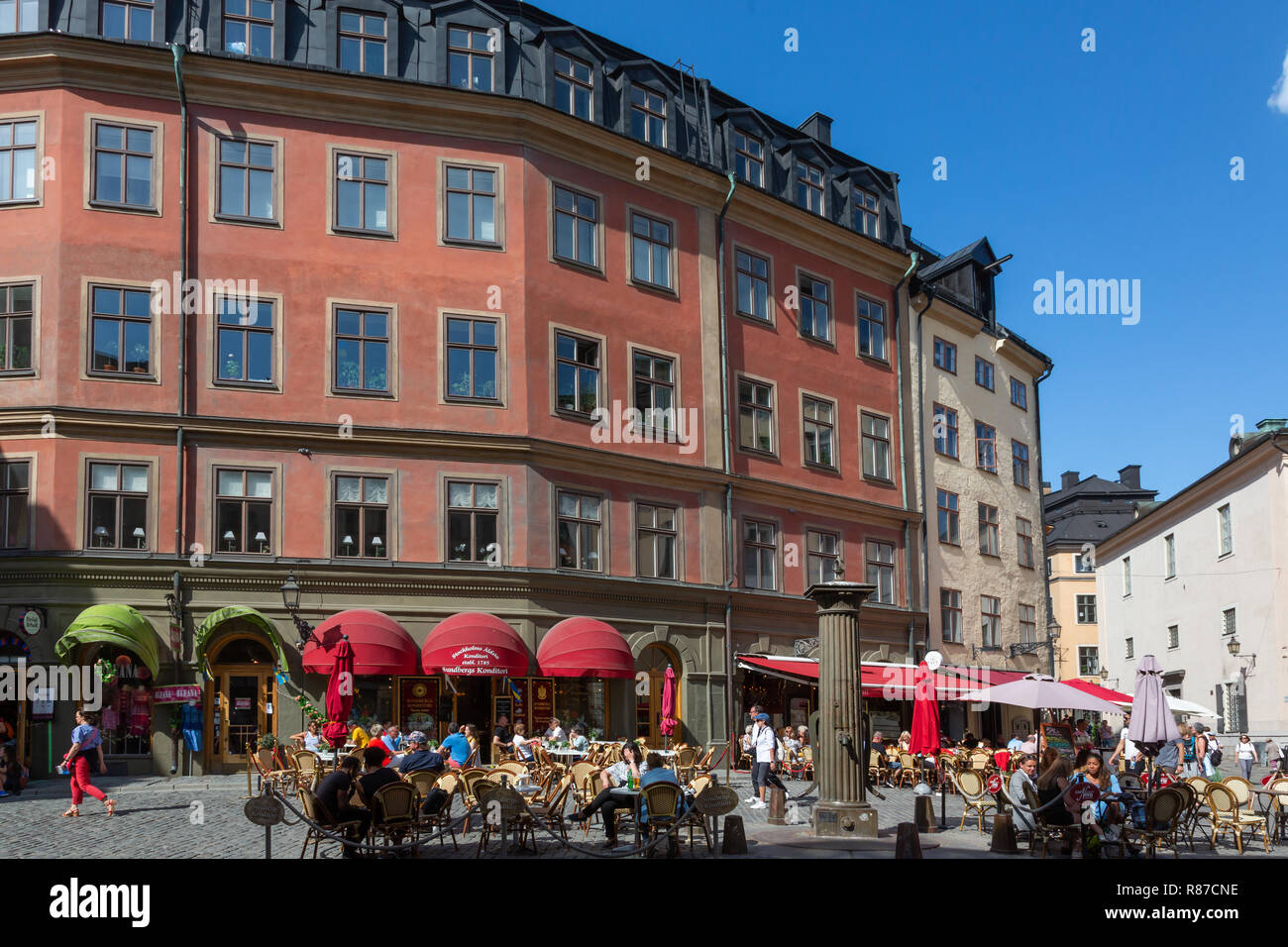 Järntorget / The Iron Square, Gamla Stan, Stockholm, Sweden Stock Photo ...