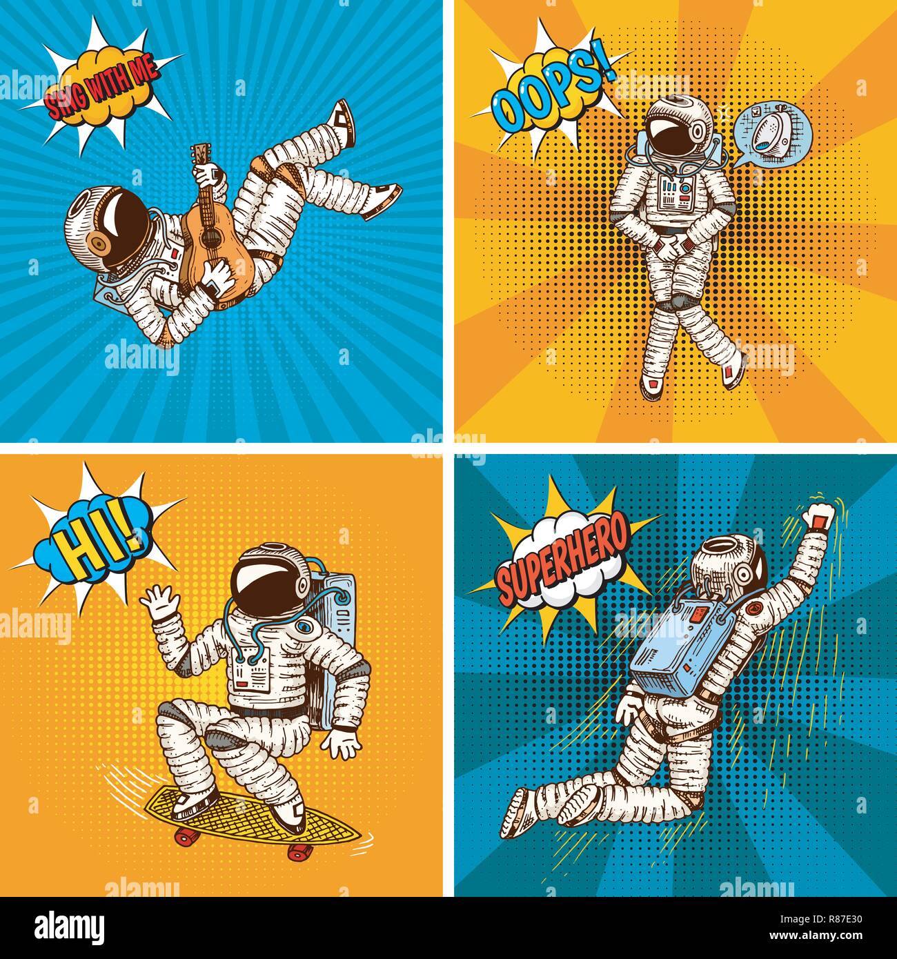 Old astronaut helmet drawing hi-res stock photography and images - Alamy