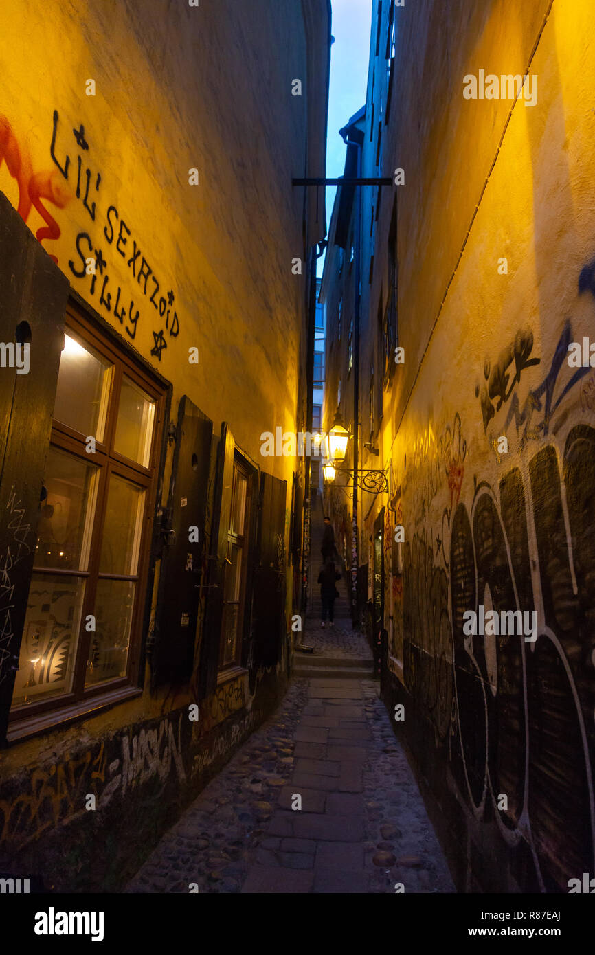 Stockholm alley hi-res stock photography and images - Alamy