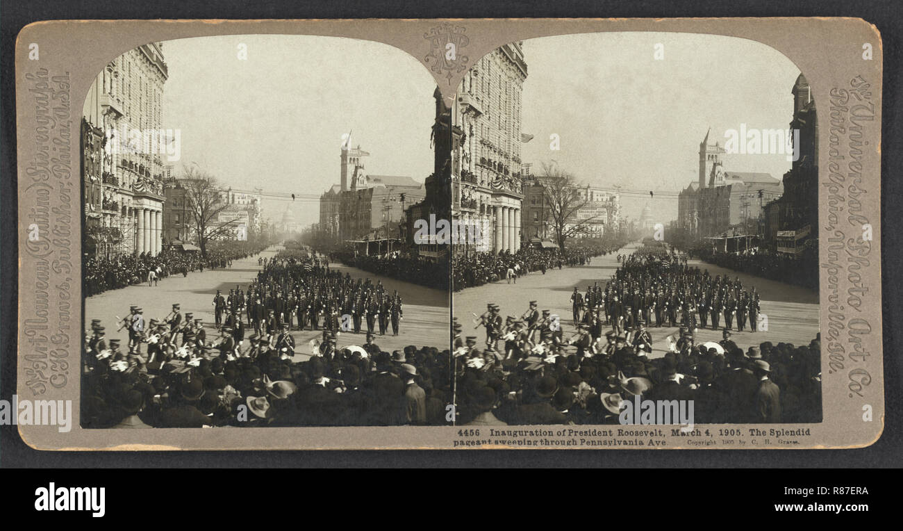 Theodore roosevelt inauguration 1905 hi-res stock photography and images - Alamy