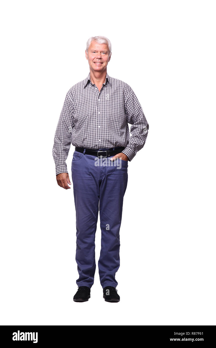 Portrait of a man full body Stock Photo - Alamy